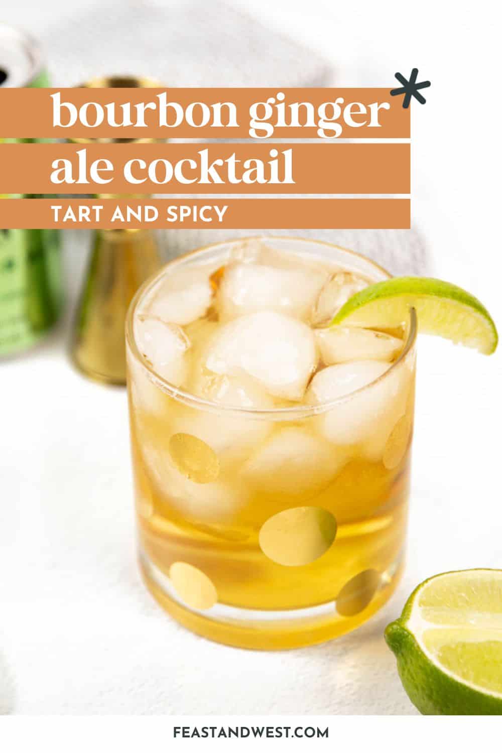 Bourbon and Ginger Ale (Whiskey Ginger Cocktail) | Feast + West