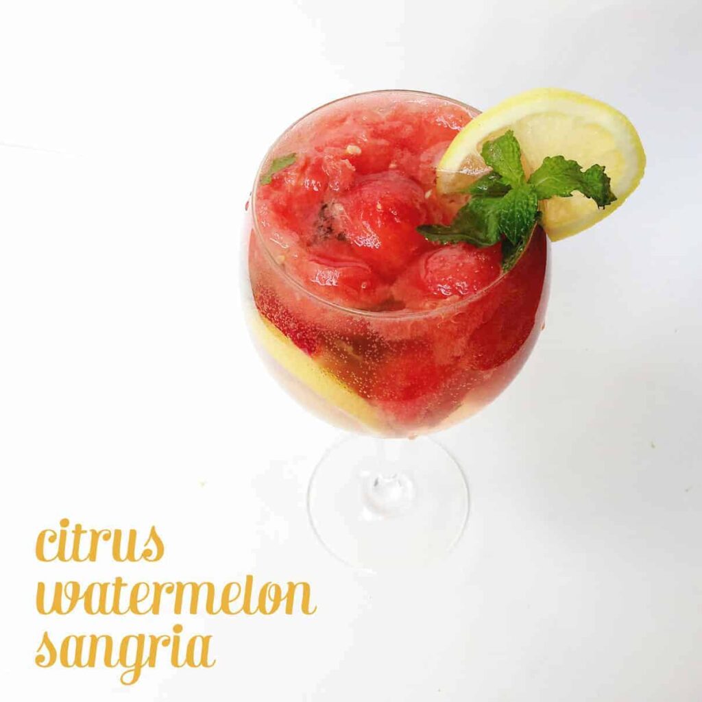 Citrus Watermelon Sangria | Feast + West