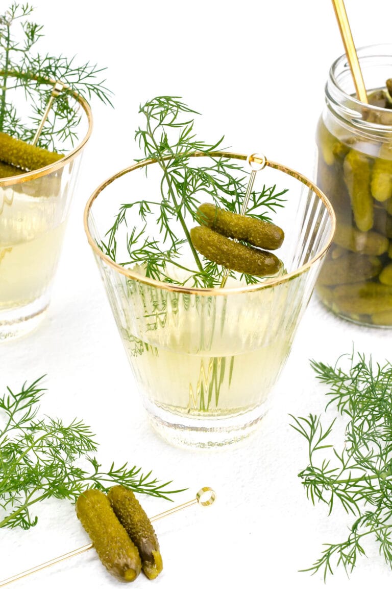 Easy Dill Pickle Martini Recipe | Feast + West