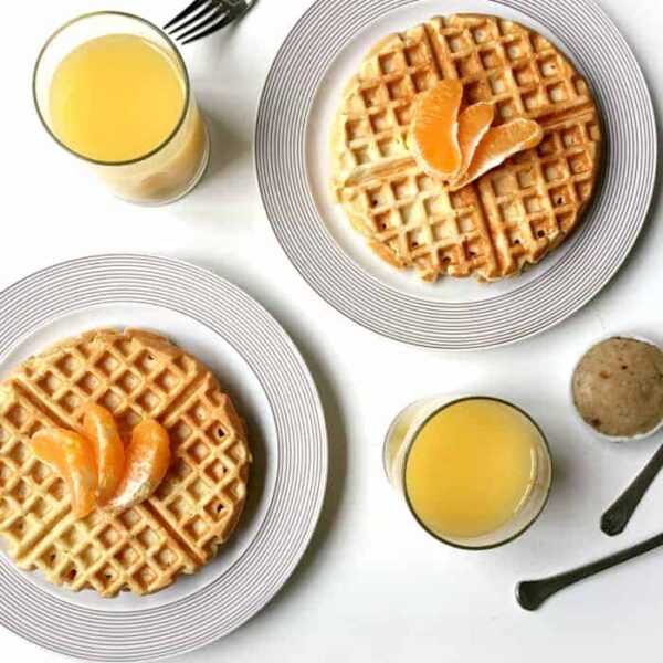 Easy Golden Waffles