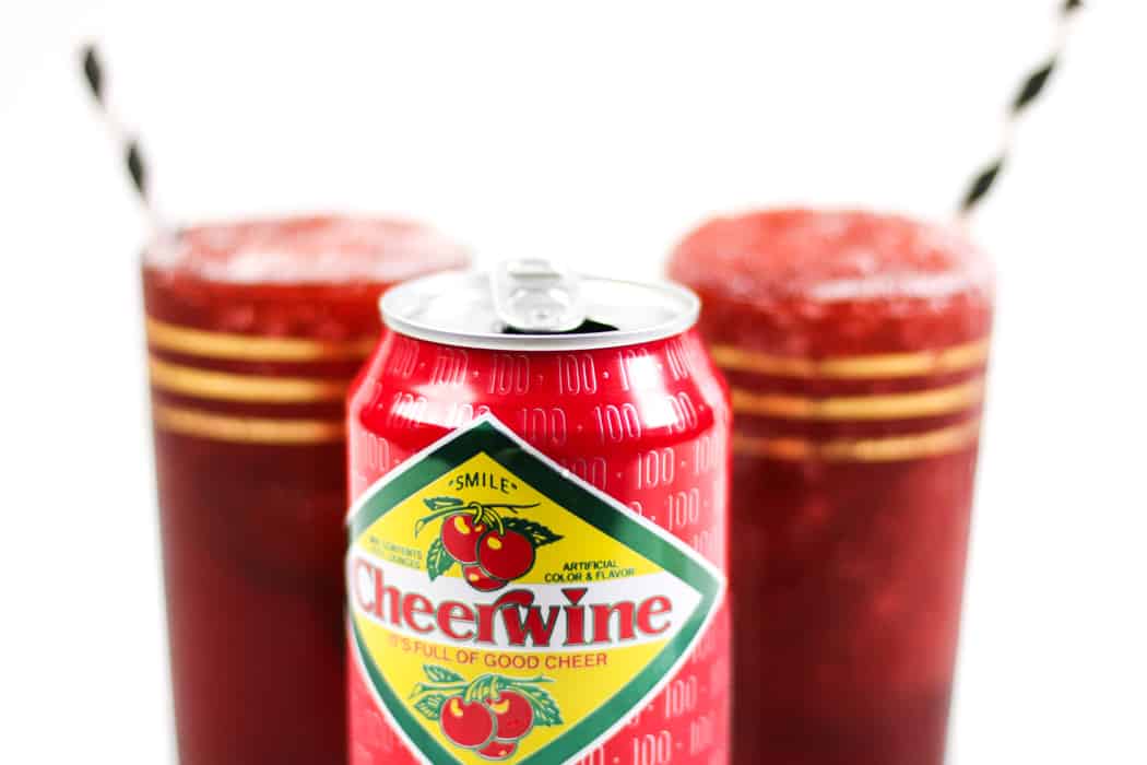 Cheerwine Bourbon Slushies
