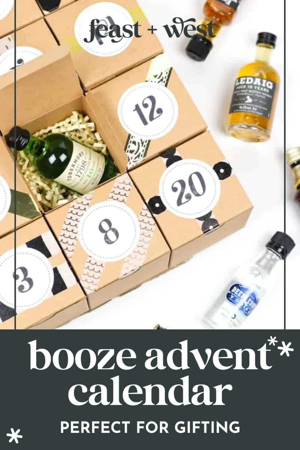 DIY Alcohol Advent Calendar