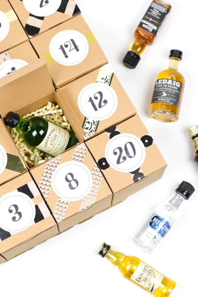 DIY Alcohol Advent Calendar
