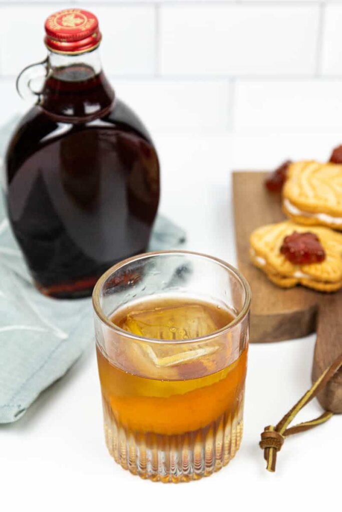 Maple Old-Fashioned Cocktail