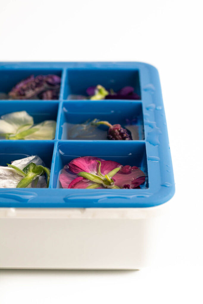 Flower Ice Cubes
