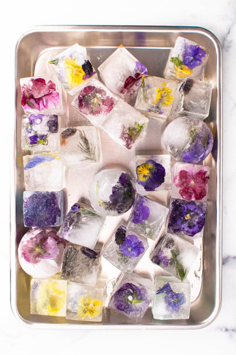 Flower Ice Cubes