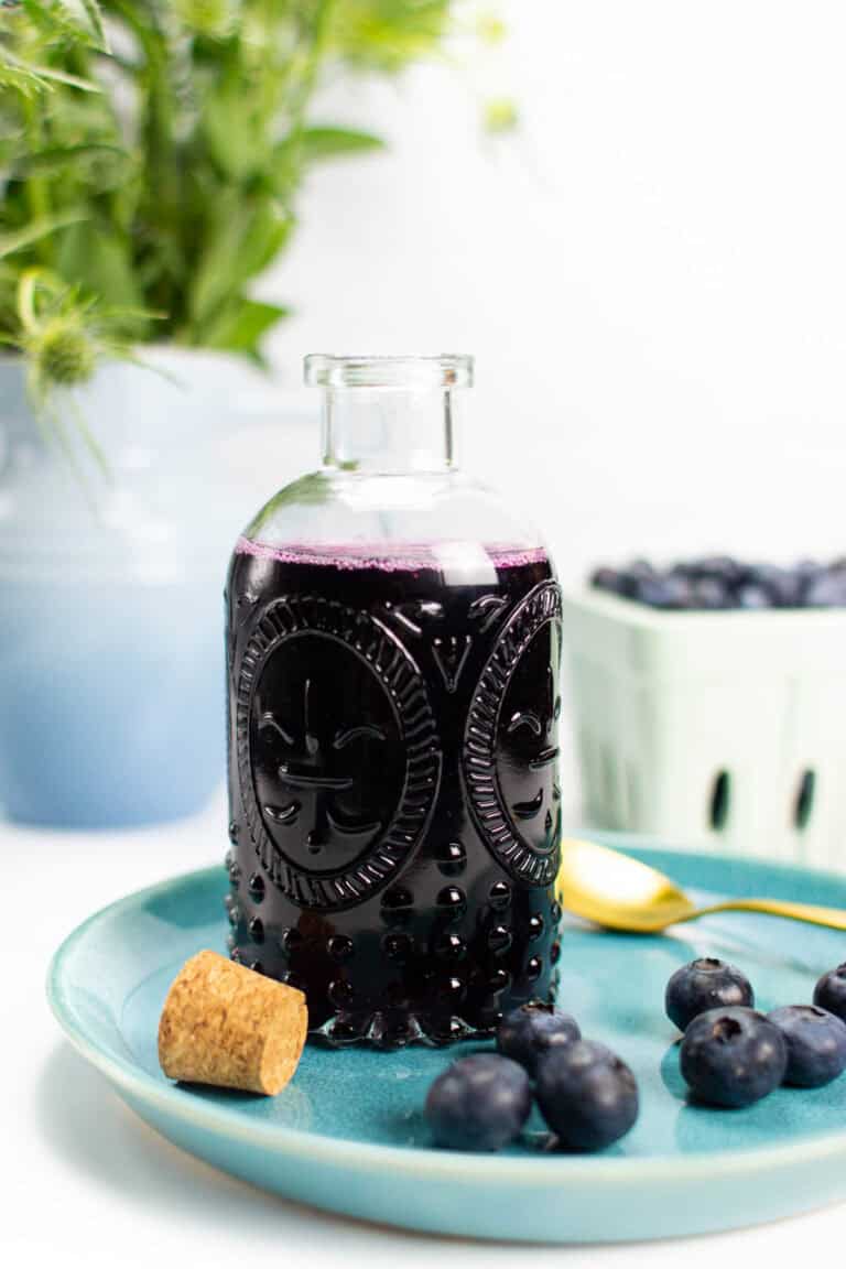 Blueberry Syrup (For Cocktails and Drinks) | Feast + West