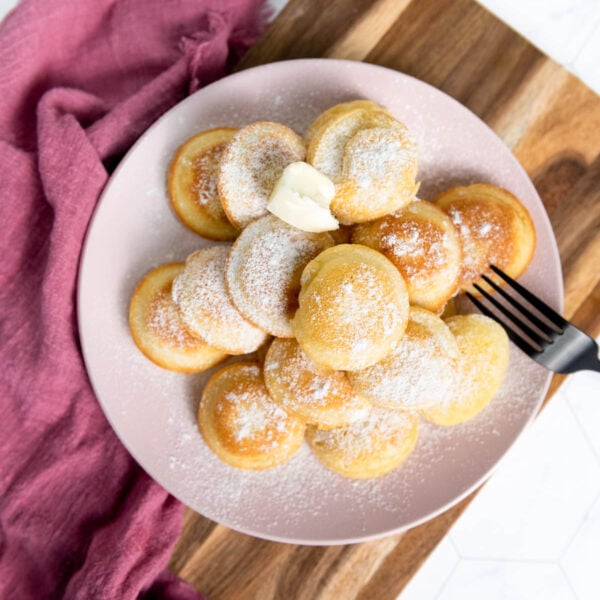 Easy Dutch Poffertjes (Mini Pancakes) - No Yeast | Feast + West