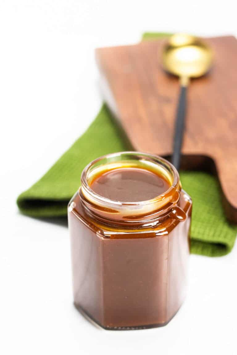 Easy Bourbon Caramel Sauce Recipe | Feast + West