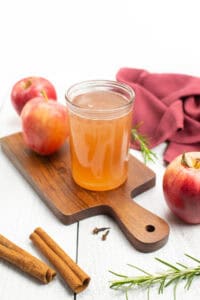 Spiced Apple Simple Syrup (For Cocktails & Drinks) | Feast + West