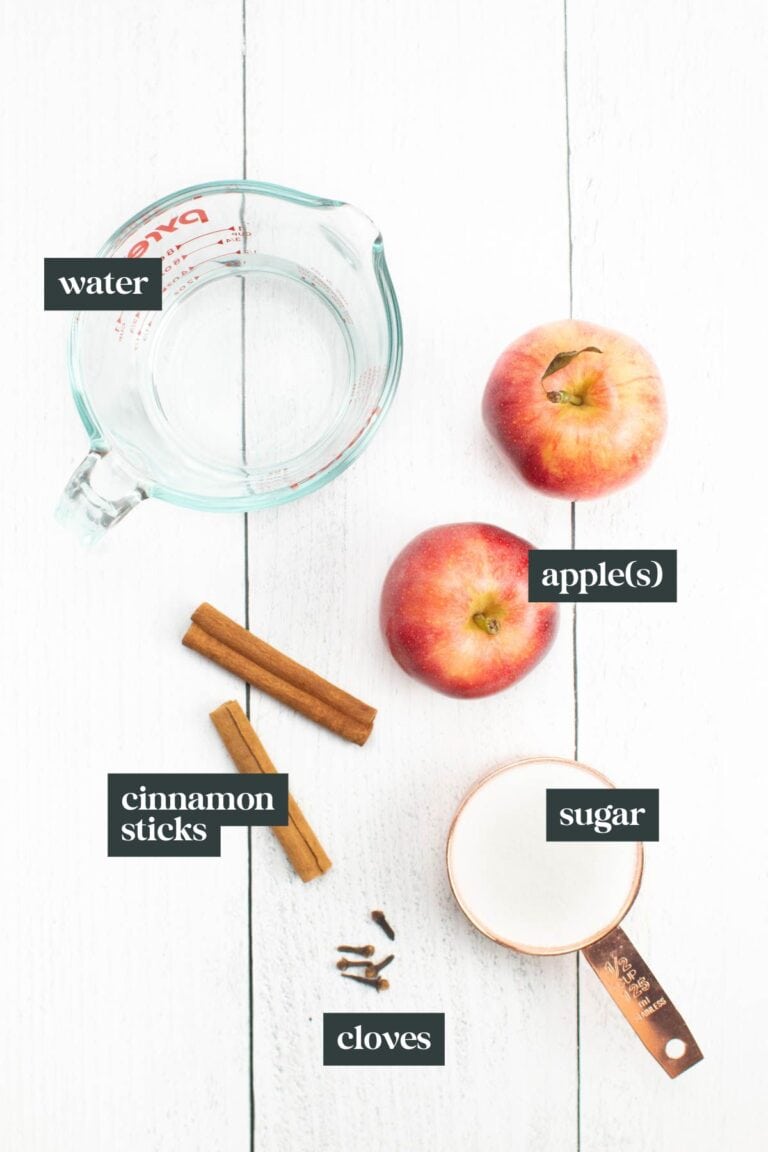 Spiced Apple Simple Syrup (For Cocktails & Drinks) | Feast + West