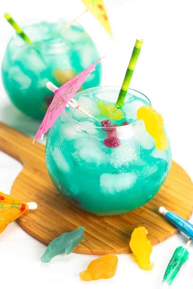 Fish Bowl Drink (Individual and Punch Recipes!) | Feast + West