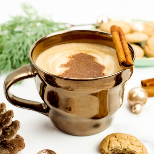 Gingerbread Latte (Starbucks Copycat Recipe) | Feast + West