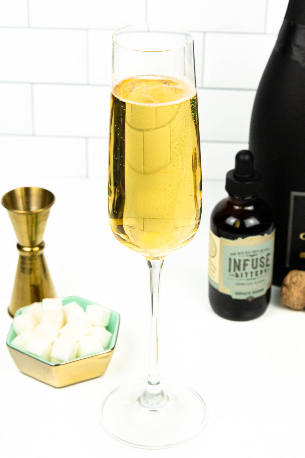 Easy Classic Champagne Cocktail with Brandy | Feast + West