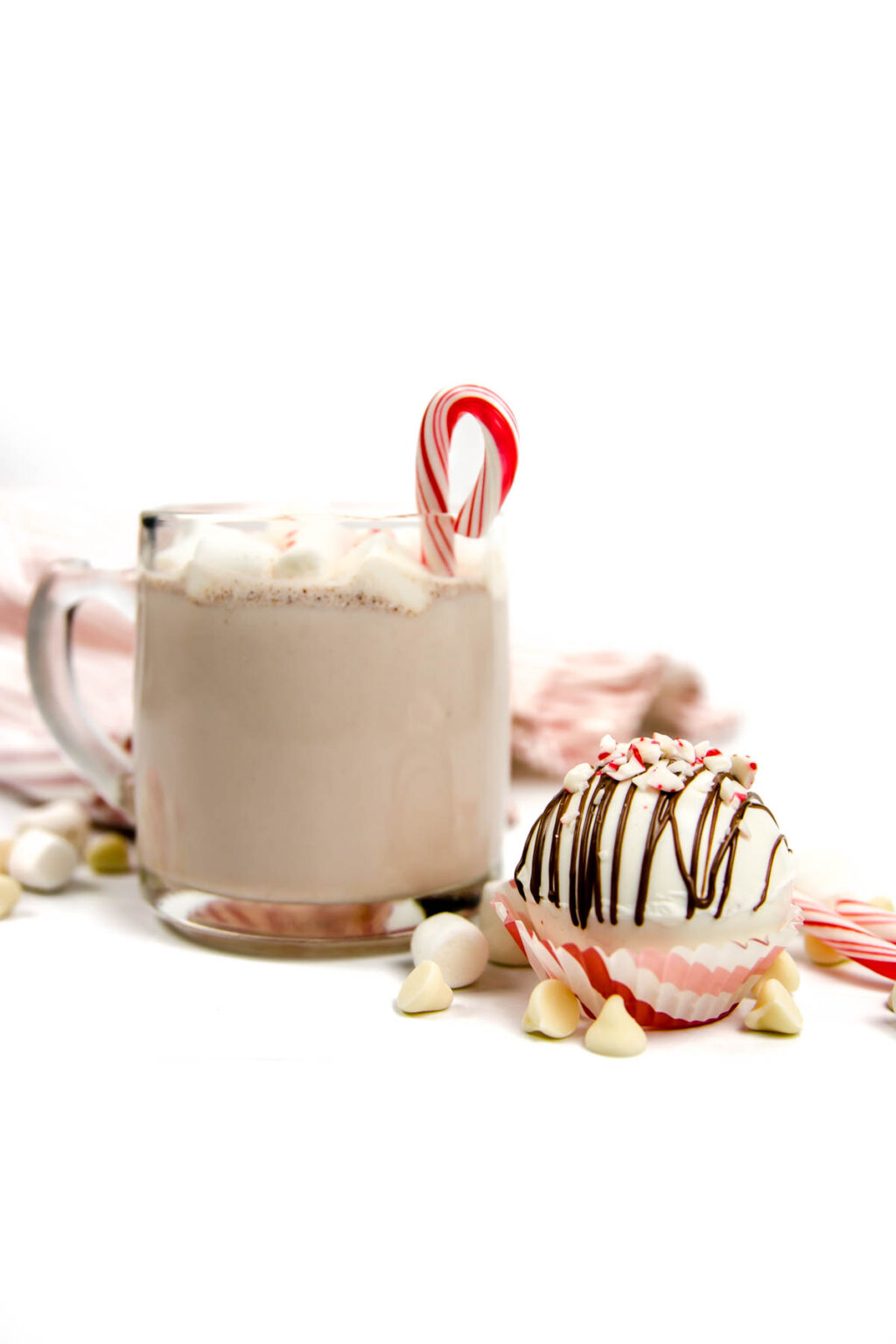 Easy Peppermint Hot Cocoa Bombs Recipe | Feast + West