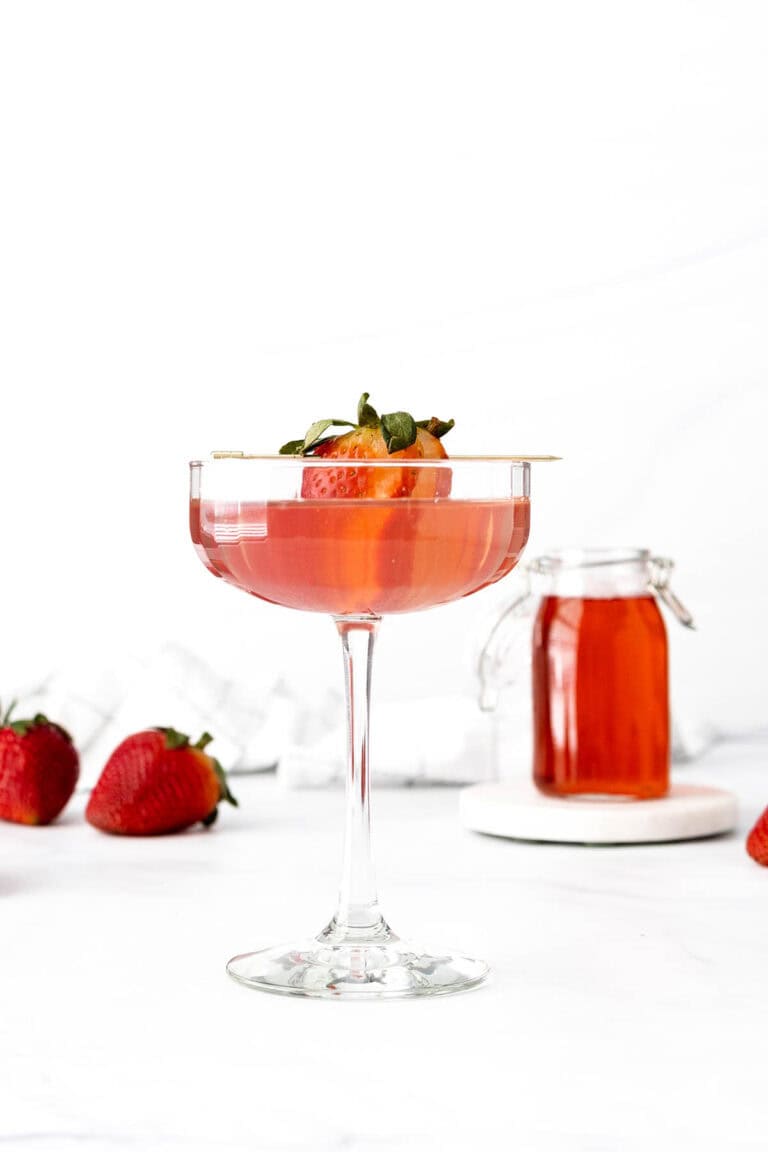 Easy Strawberry Martini (Fresh & Delicious Cocktail) | Feast + West