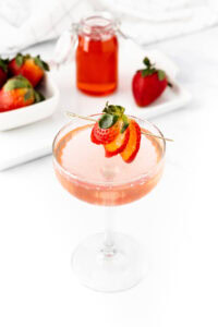 Easy Strawberry Martini (Fresh & Delicious Cocktail) | Feast + West