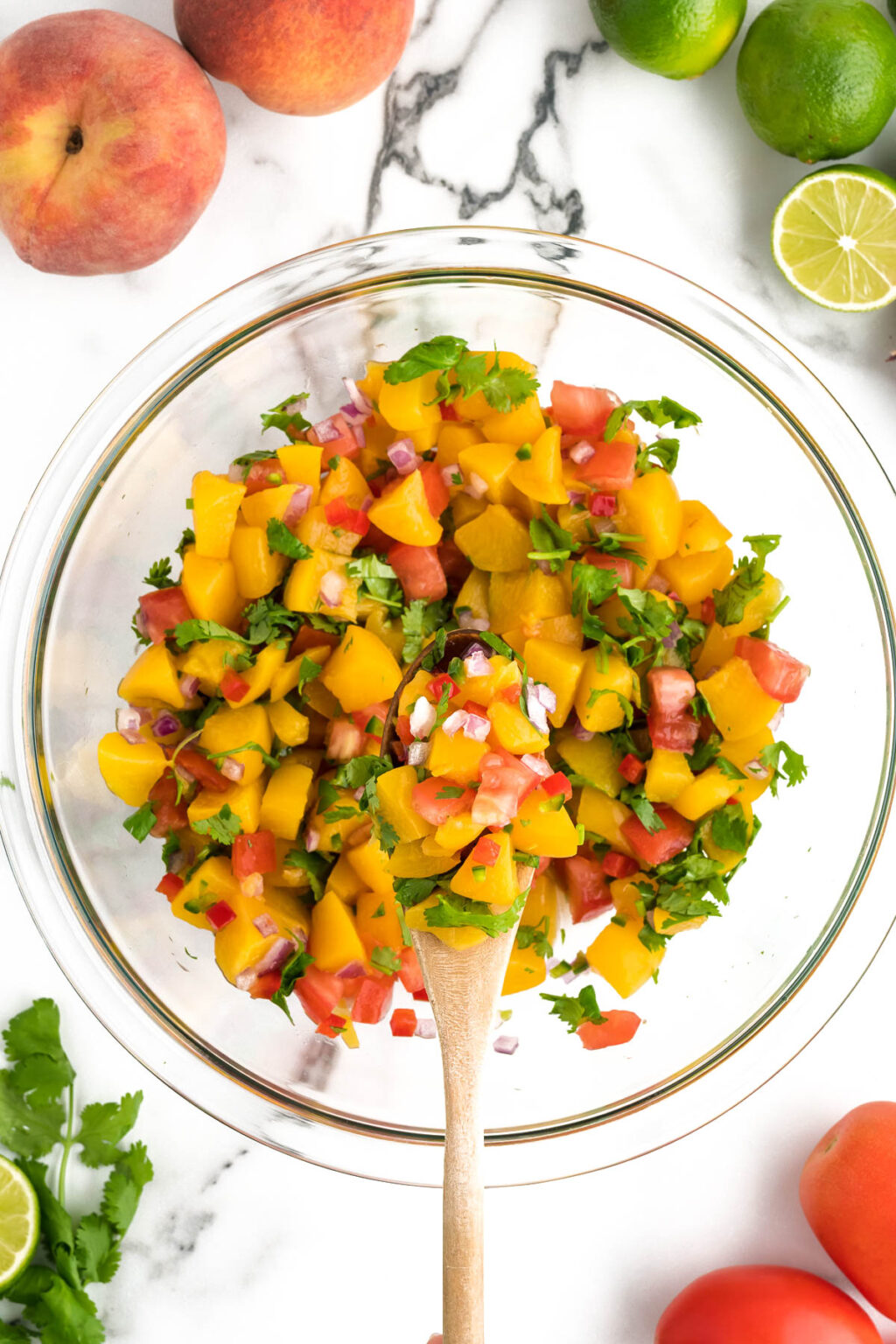 Fresh Peach Salsa Recipe | Feast + West