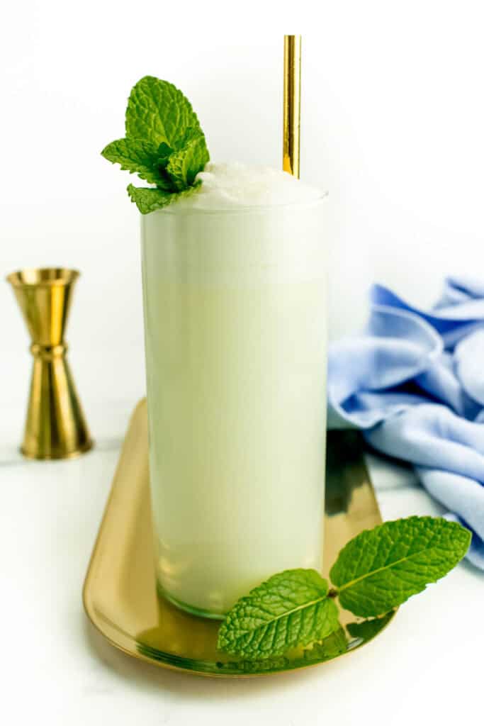 Classic Ramos Gin Fizz Cocktail (Worth the effort!) | Feast + West