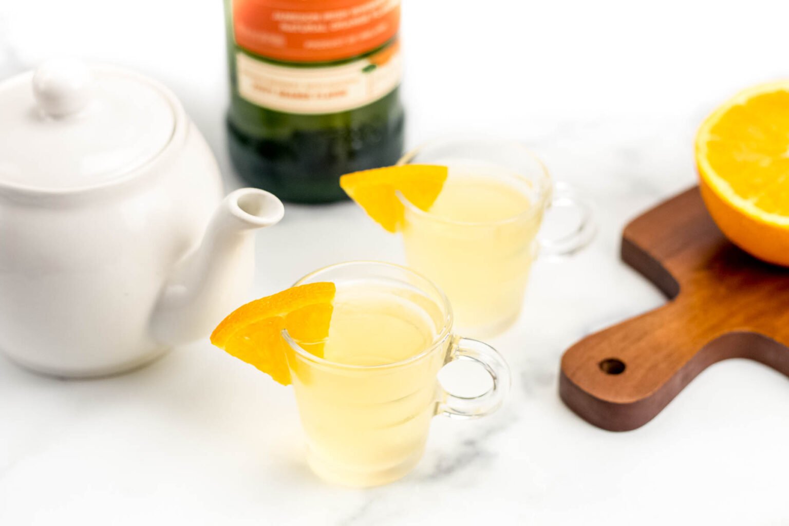 Easy Orange Tea Shot (Variation on the Green Tea Shot) | Feast + West