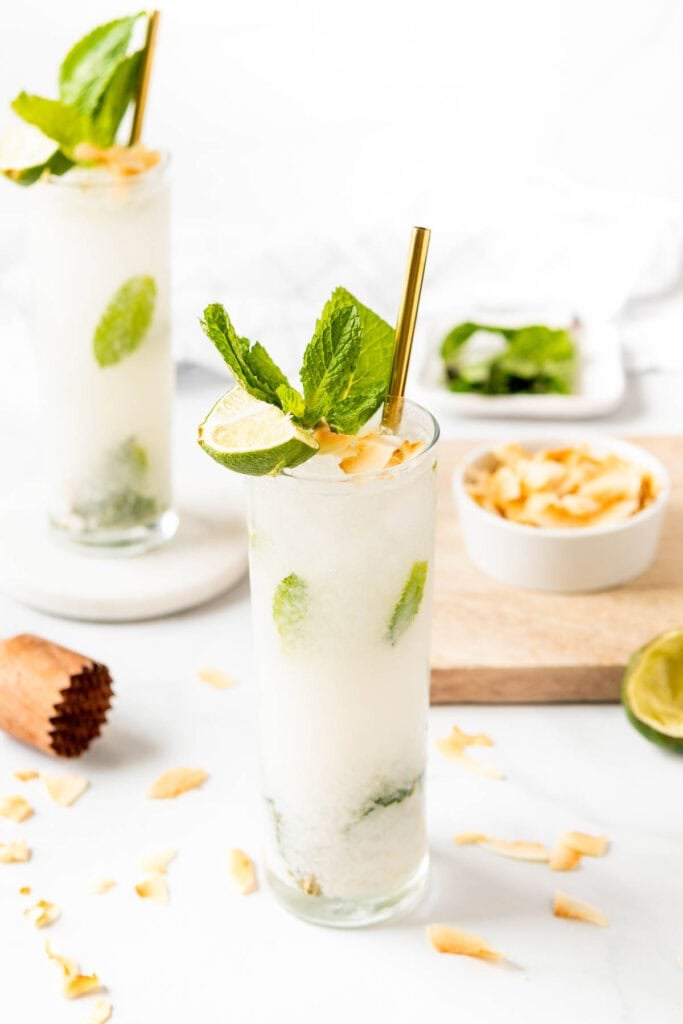 Coconut Mojito (Without Coconut Rum) | Feast + West