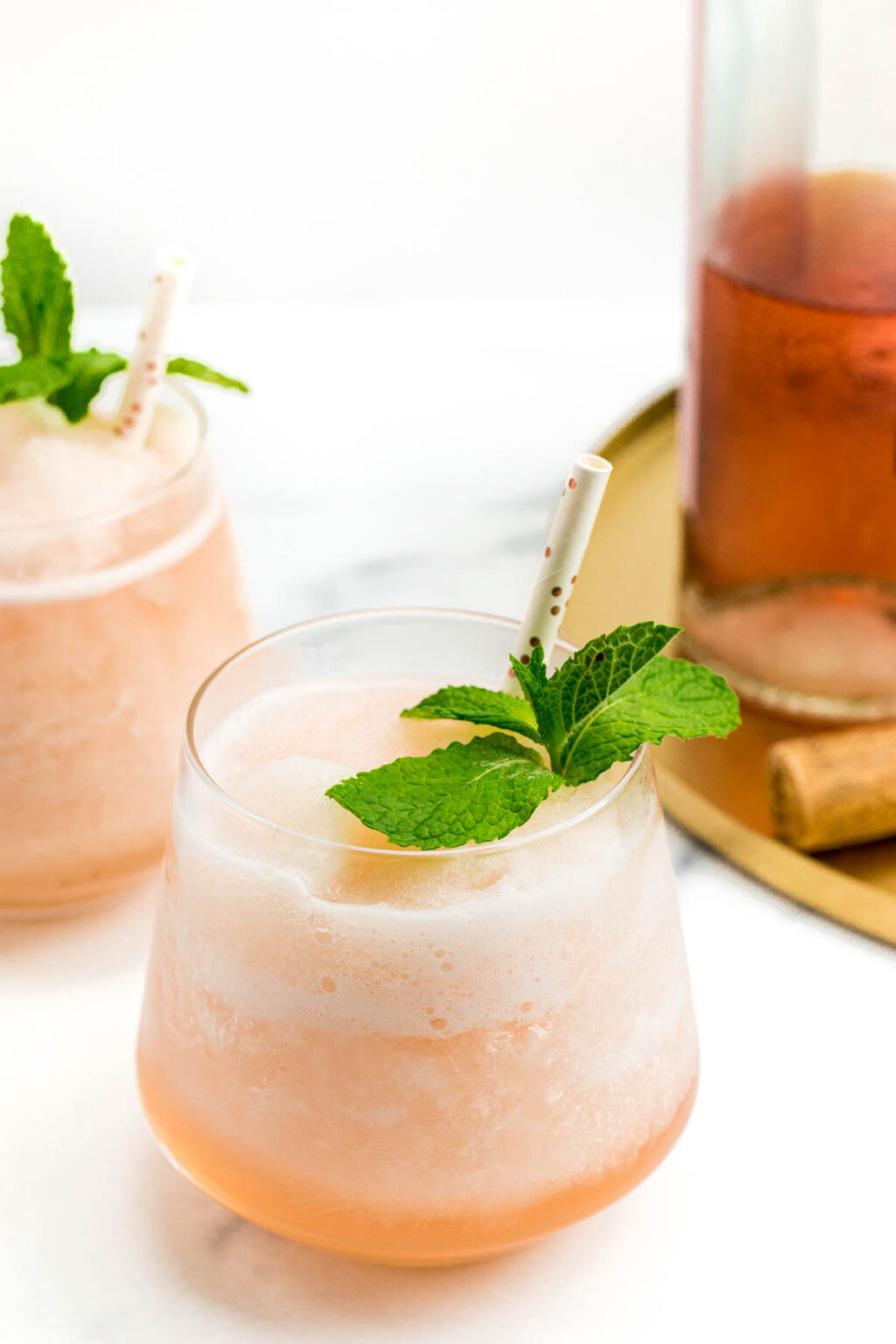 Easy Frosé (Frozen Rosé Wine Slushies) | Feast + West