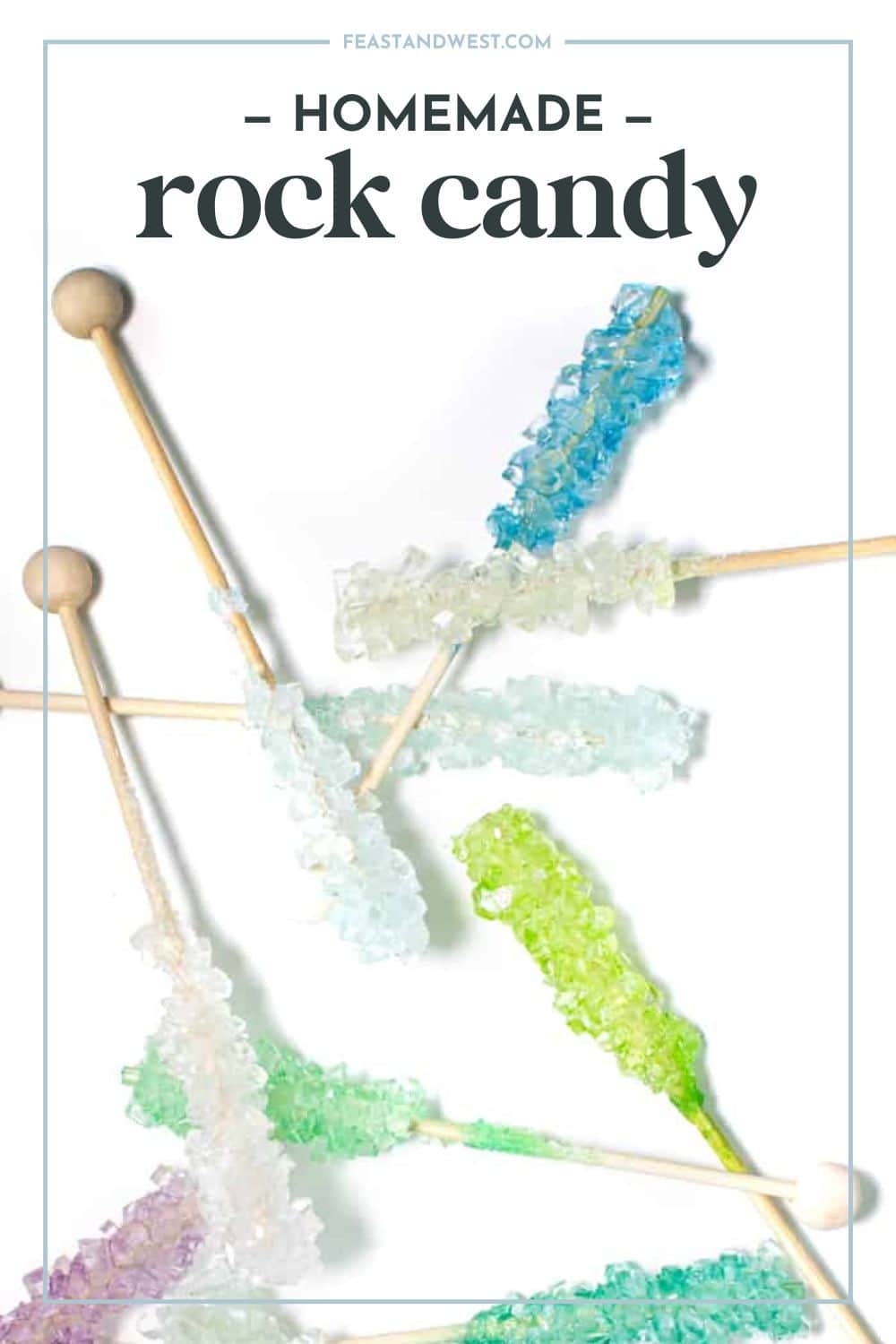 Homemade Rock Candy (For Drinks, Gifts & Science Projects) | Feast + West