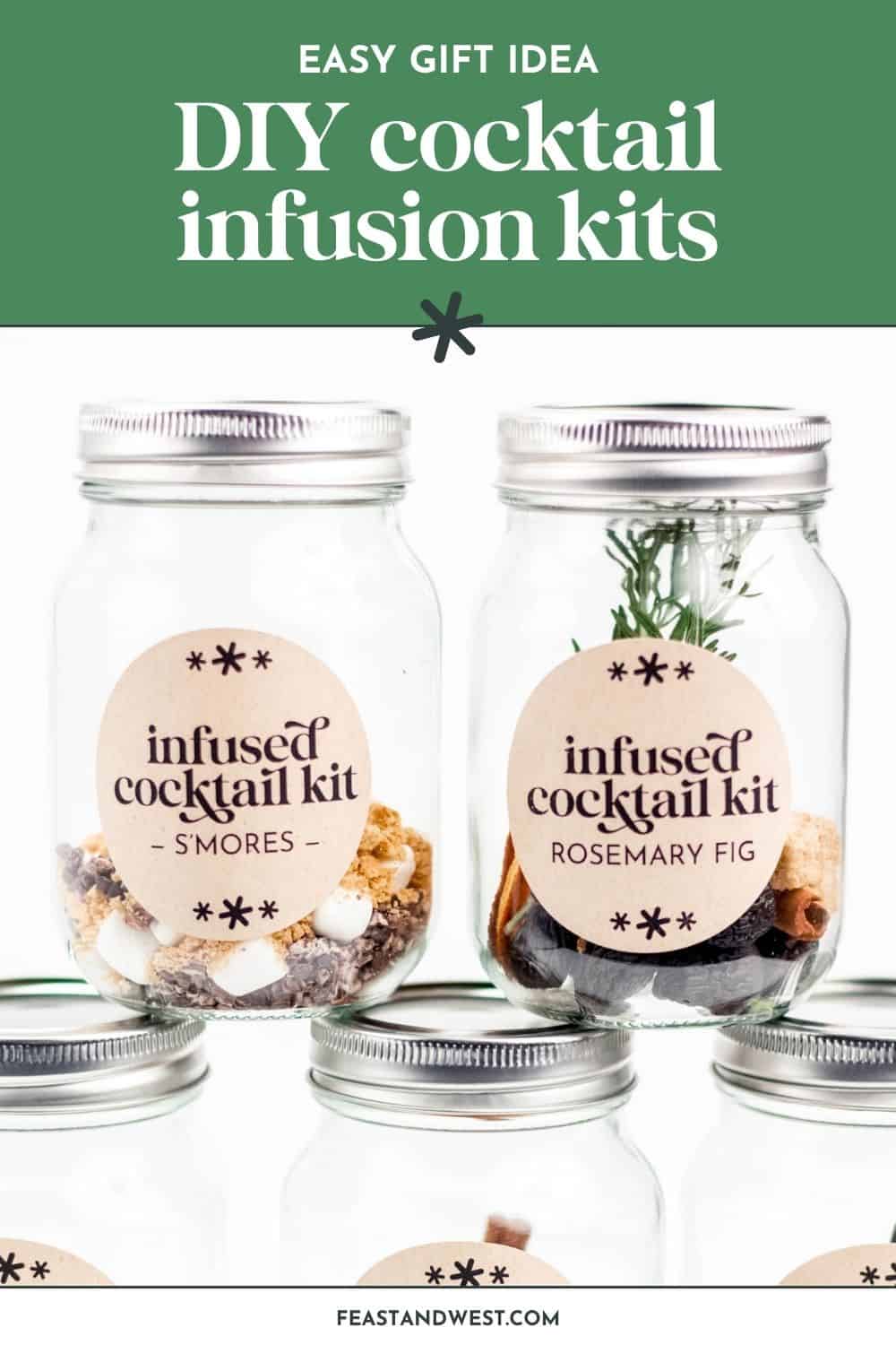 Homemade Cocktail Infusion Kits: Gift Idea (12+ Flavor Combos!) | Feast ...