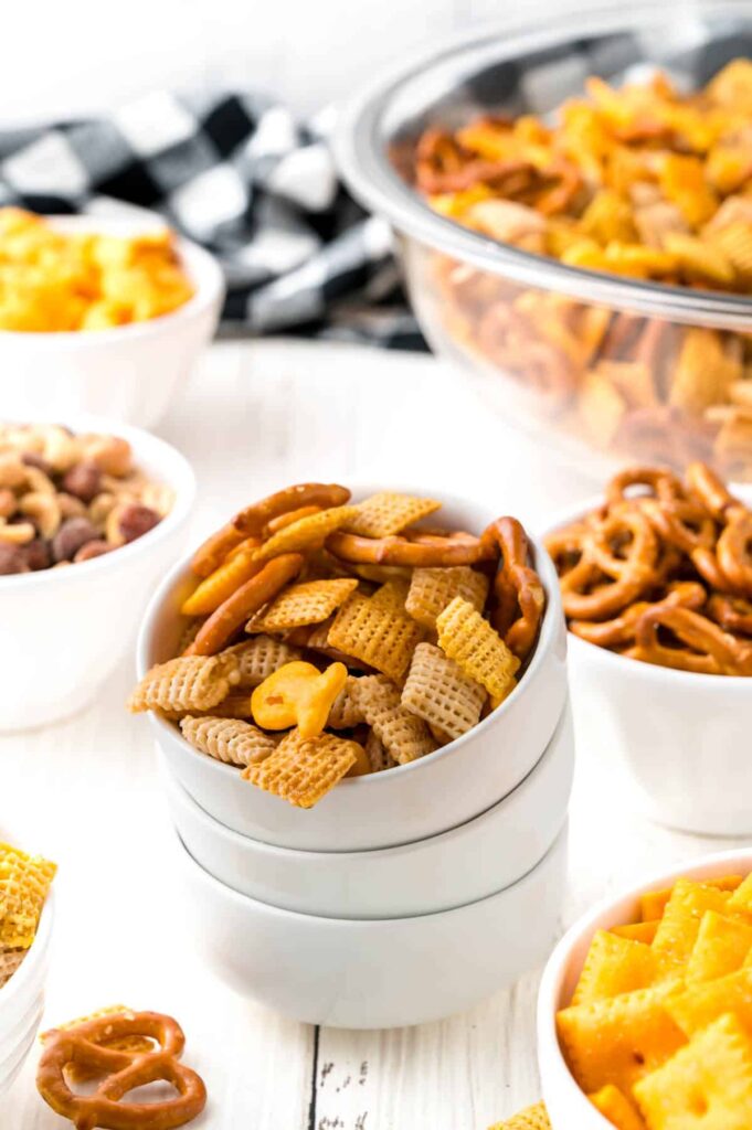 Easy Cheesy Chex Mix | Feast + West