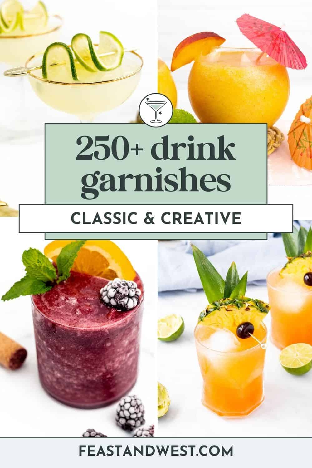 250+ Cocktail Garnishes
