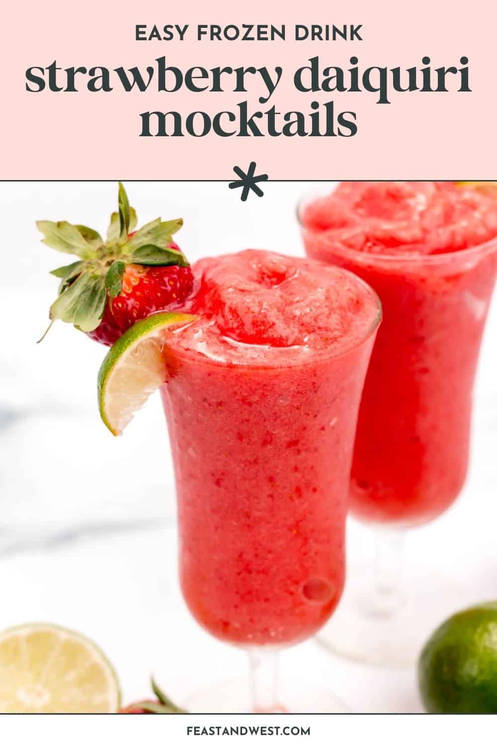 How To Make A Quick And Easy Virgin Strawberry Daiquiri | Feast + West