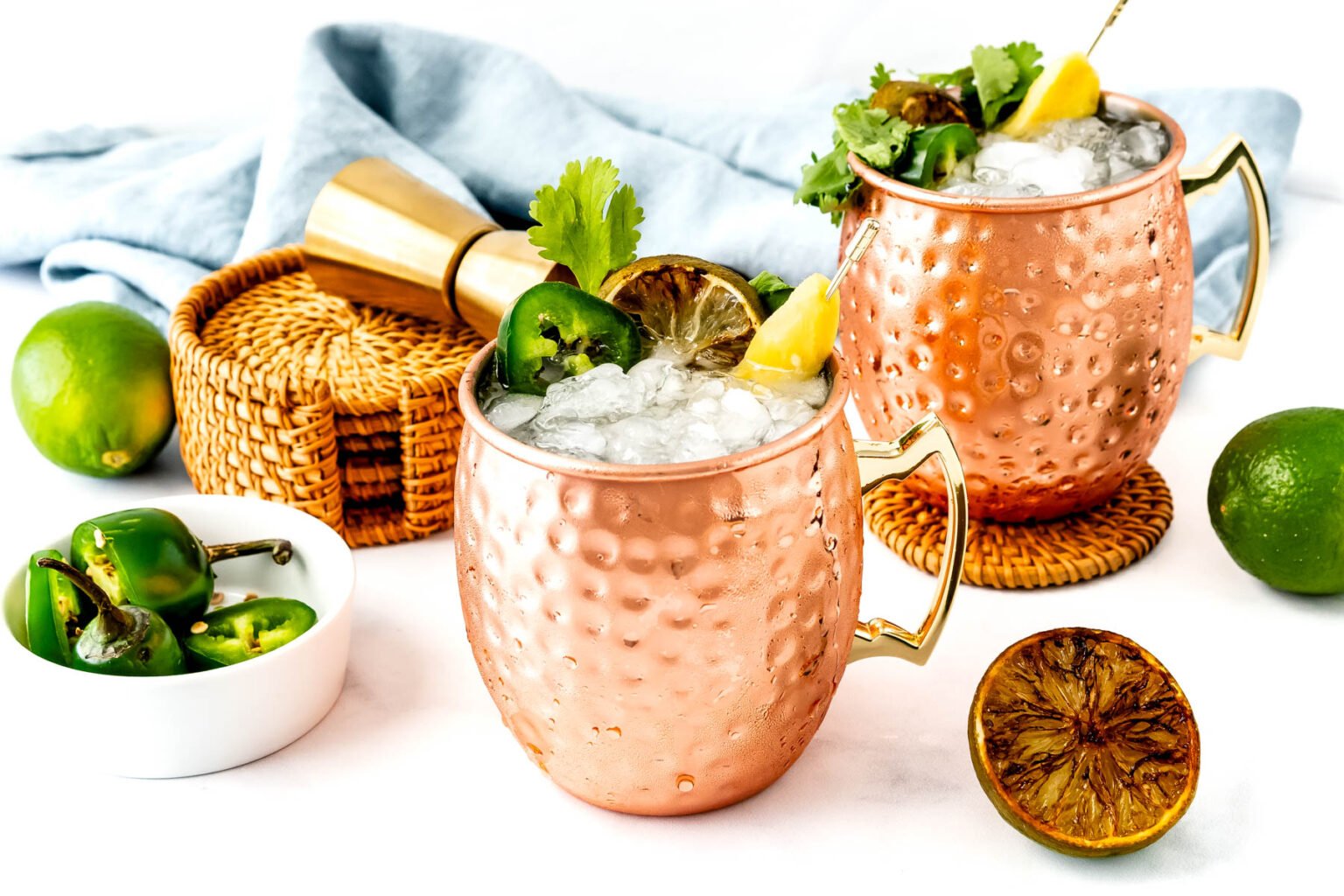 Easy Mexican Mule Cocktail (Moscow Mule with Tequila) | Feast + West