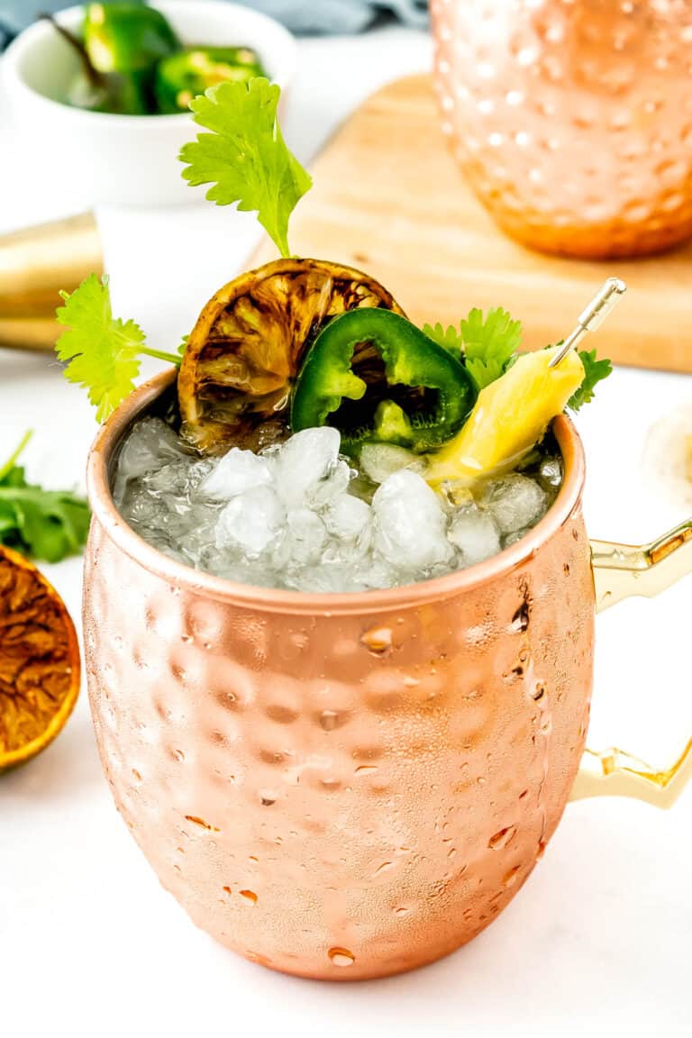 Easy Mexican Mule Cocktail (Moscow Mule with Tequila) | Feast + West