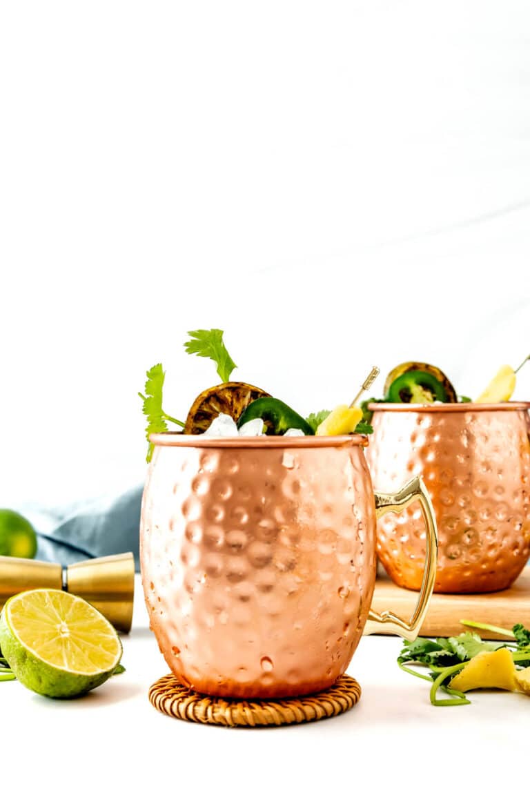 Easy Mexican Mule Cocktail (Moscow Mule with Tequila) | Feast + West