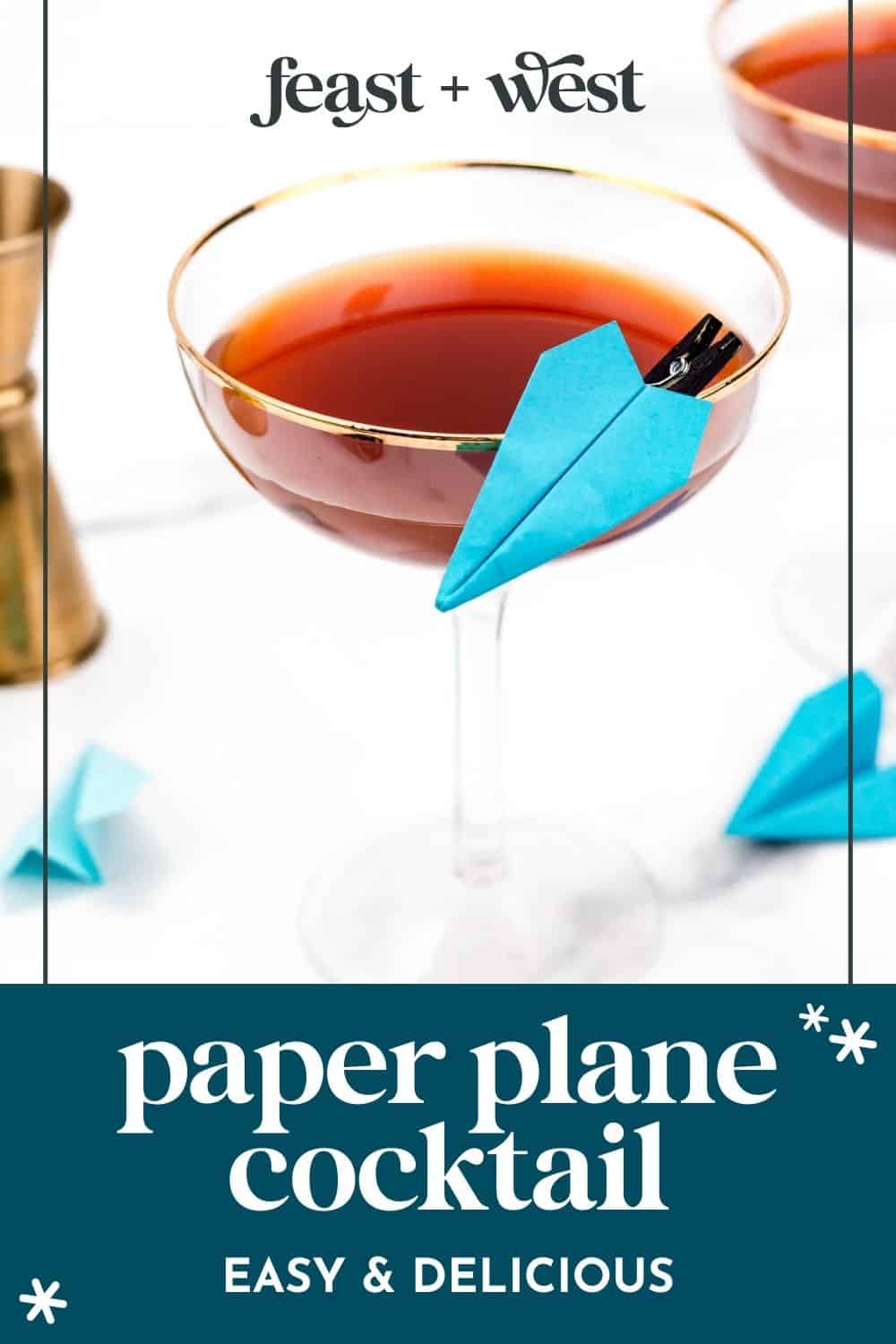 Paper Plane Cocktail