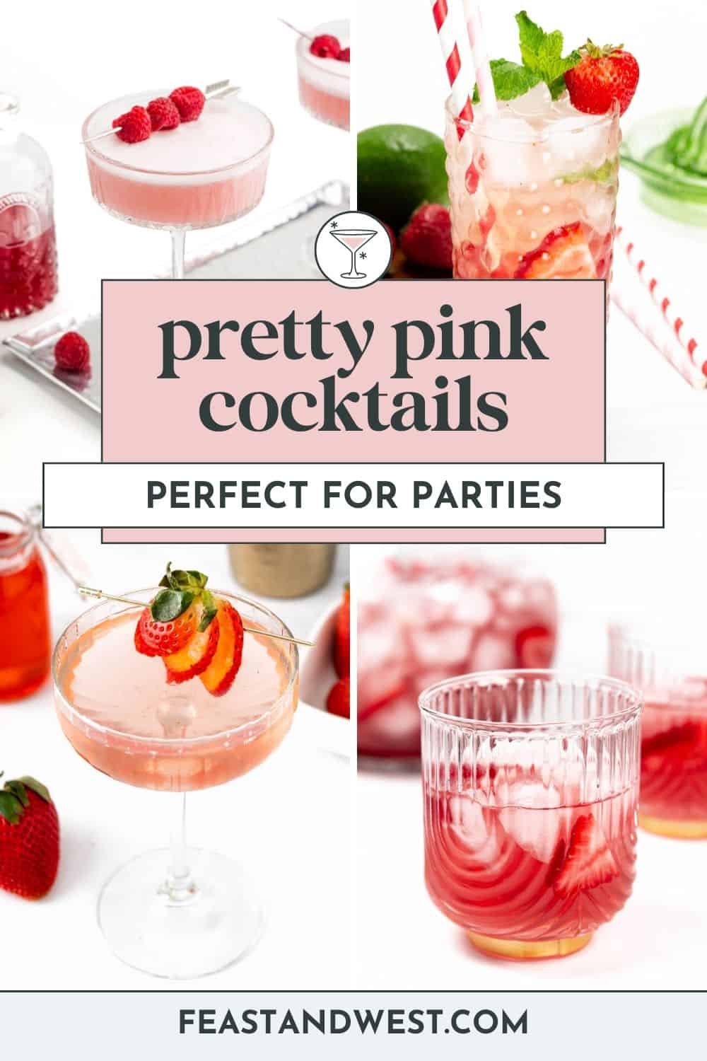 22+ Pretty Pink Cocktails to Make at Home