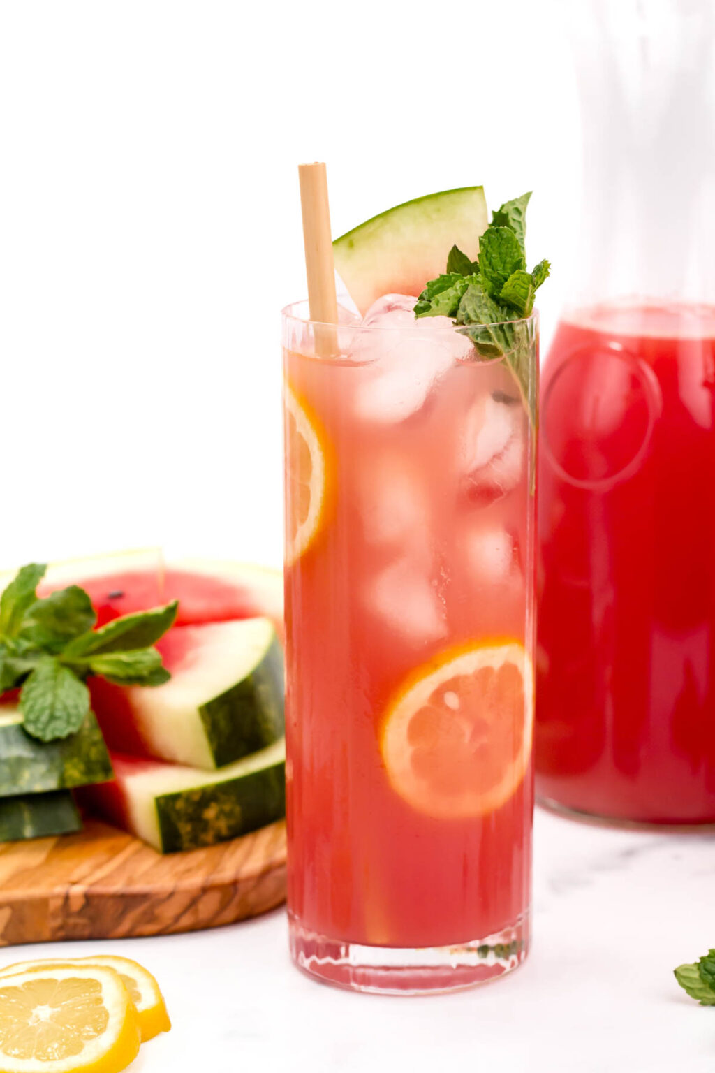 Easy Watermelon Lemonade Recipe | Feast + West