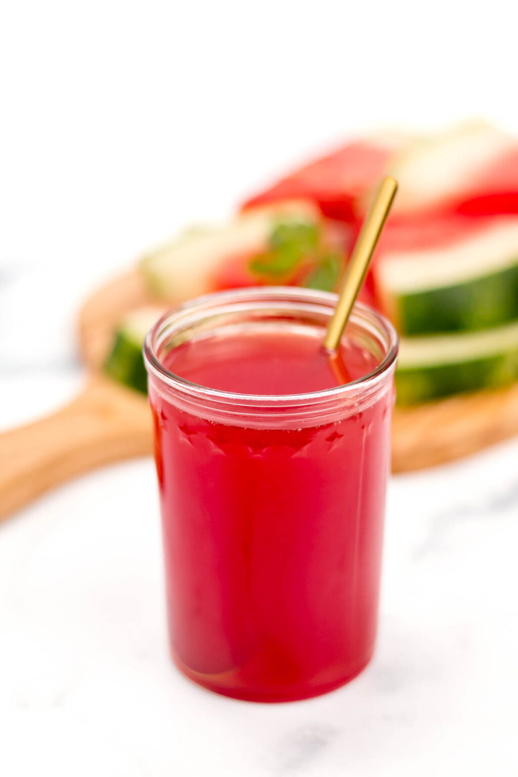 Watermelon Simple Syrup (For Drinks & Cocktails) | Feast + West