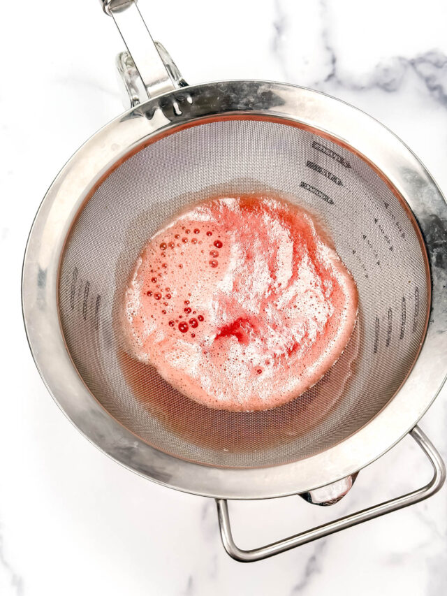 Watermelon Simple Syrup (For Drinks & Cocktails) | Feast + West