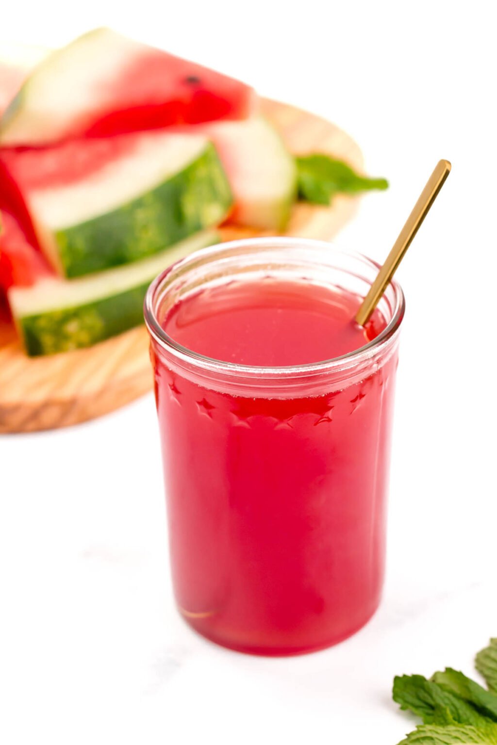 Watermelon Simple Syrup (For Drinks & Cocktails) | Feast + West