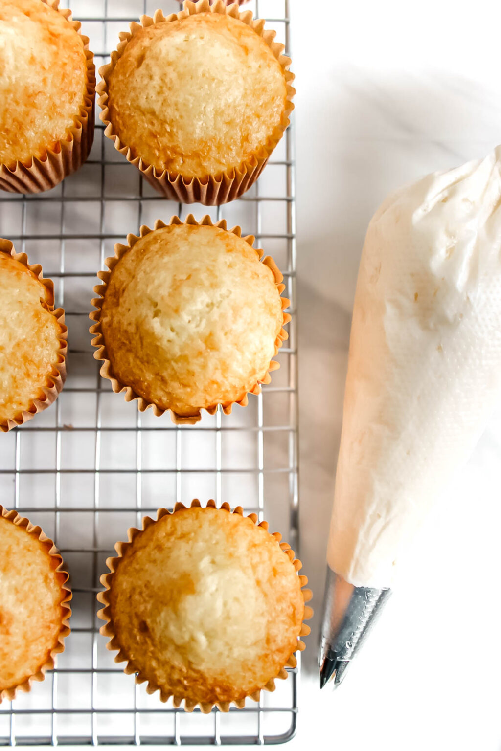 Boozy Champagne Cupcakes (With Cake Mix) | Feast + West