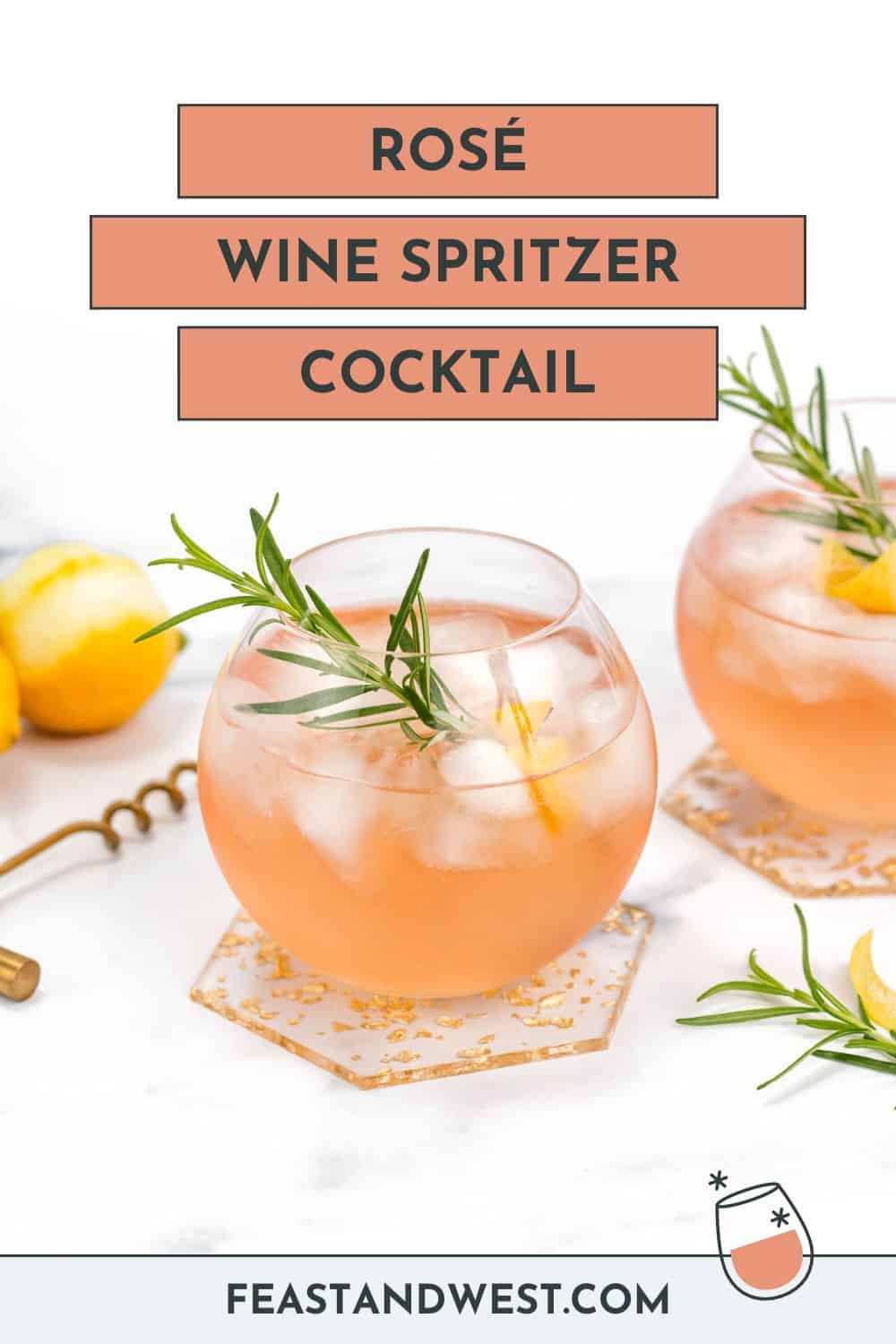 Rosé Wine Spritzer