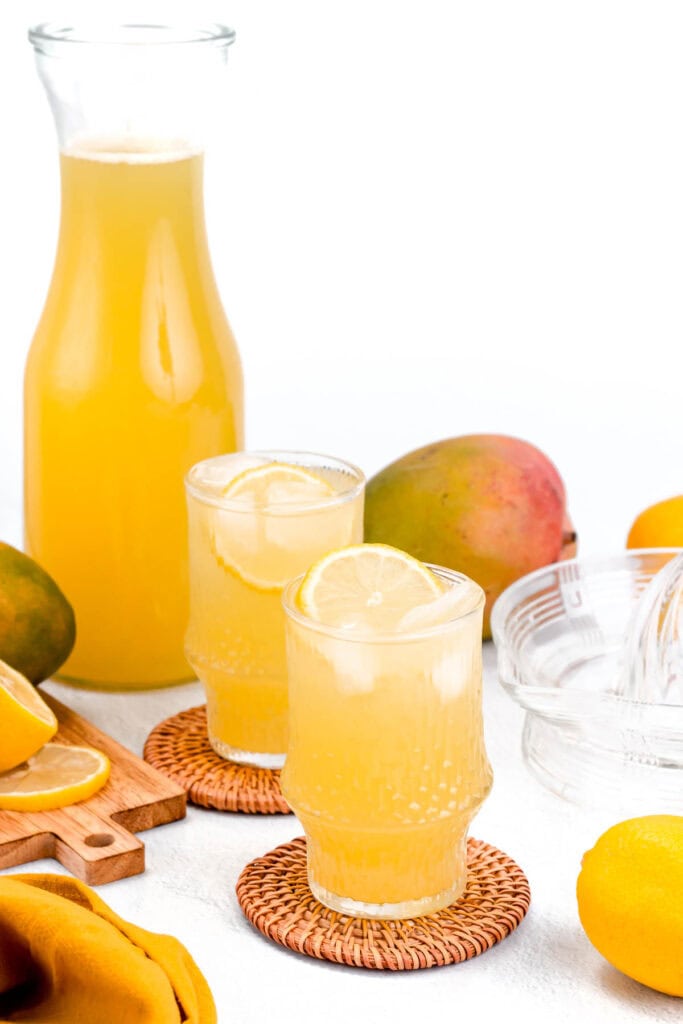 Honey Mango Lemonade (Perfect for Summer!) | Feast + West
