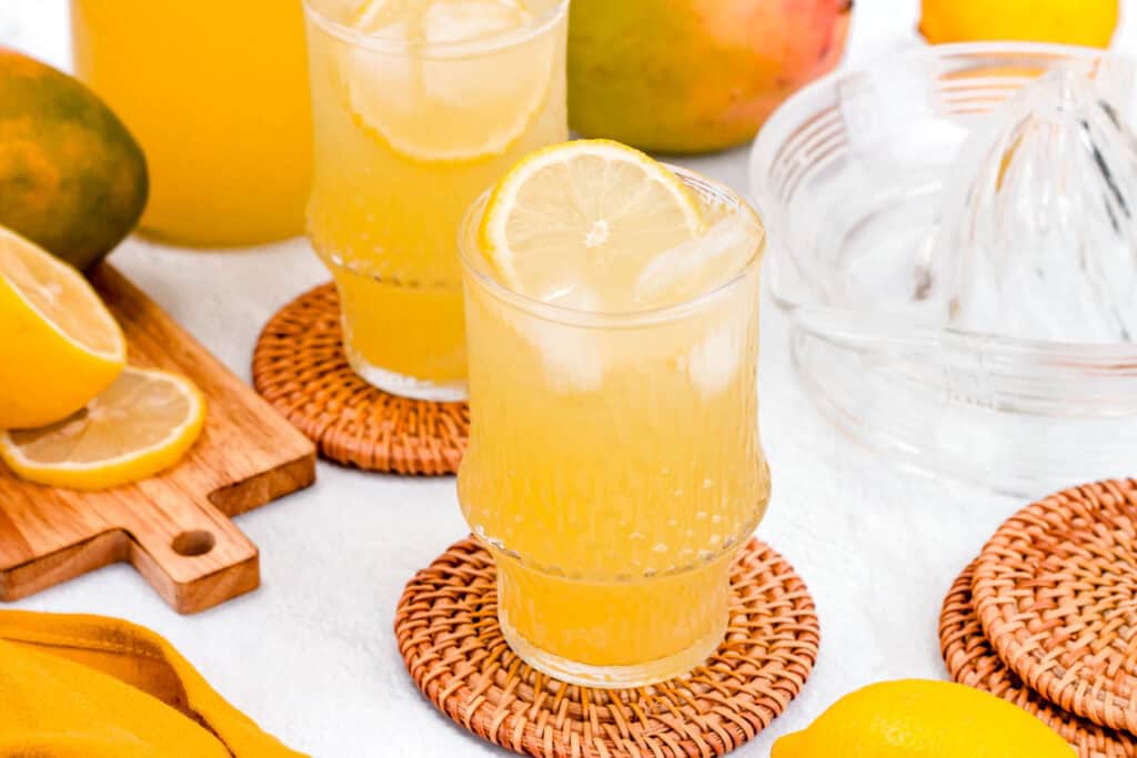 Honey Mango Lemonade (Perfect for Summer!) | Feast + West