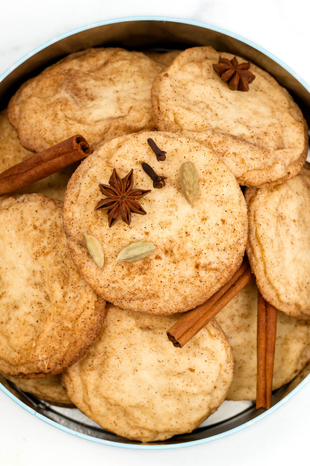 Chai Snickerdoodle Cookies | Feast + West
