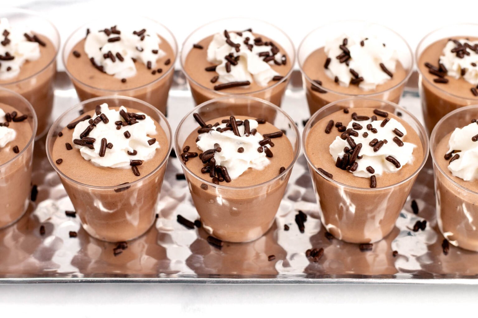 Chocolate Pudding Shots (with Irish Cream & Coffee Liqueur) | Feast + West