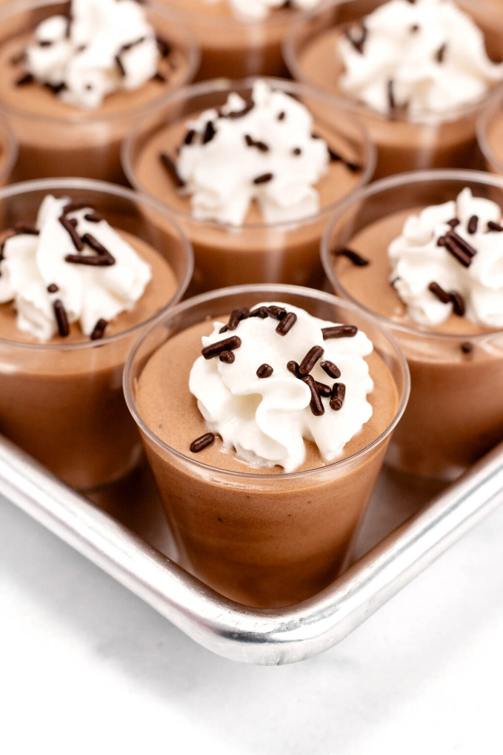 Chocolate Pudding Shots (with Irish Cream & Coffee Liqueur) | Feast + West