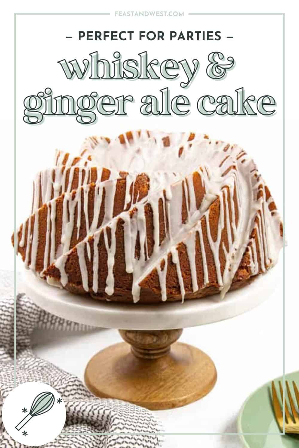 Bourbon Ginger Ale Cake
