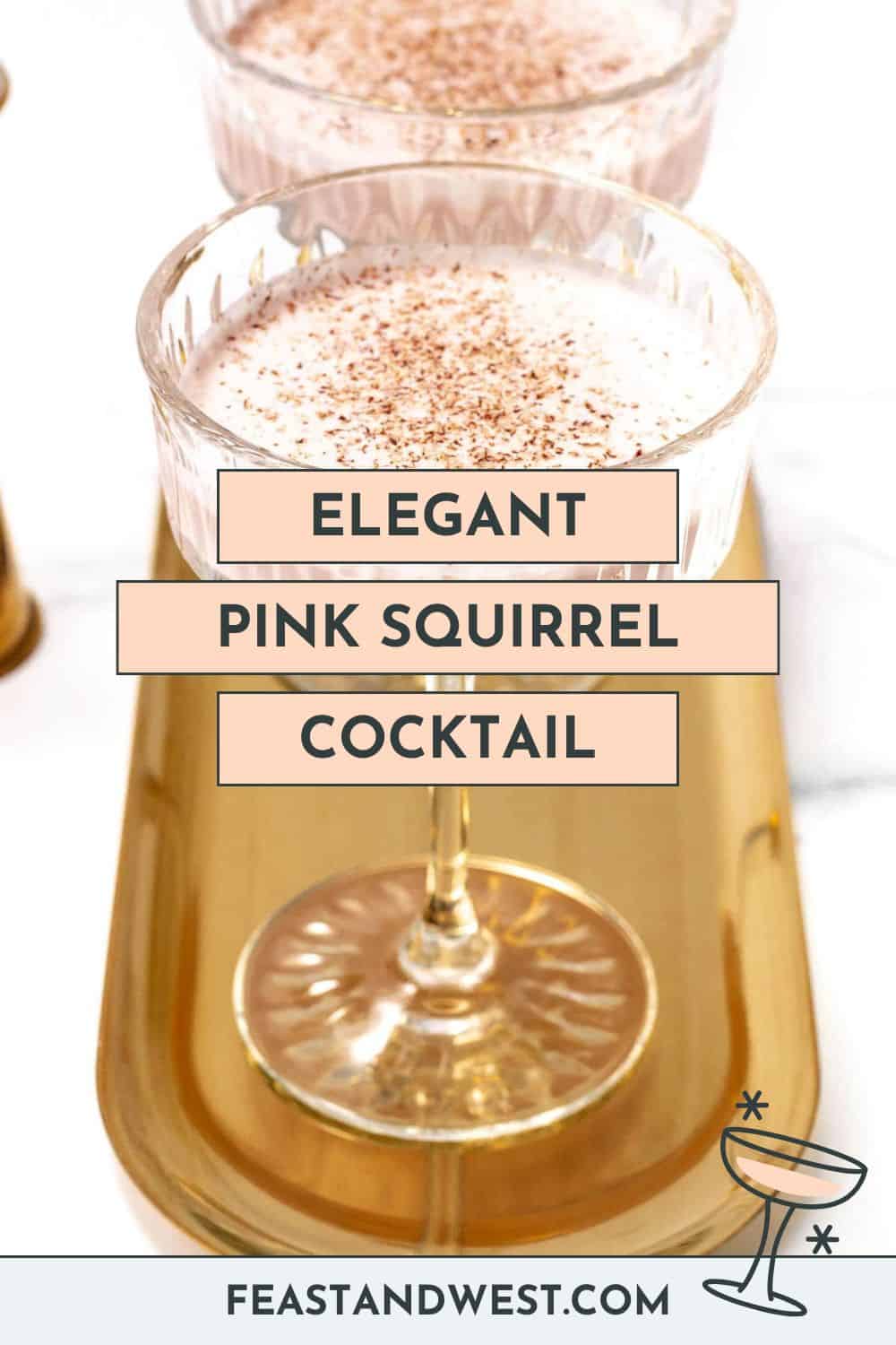 Pink Squirrel Cocktail
