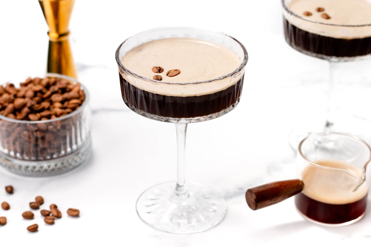 Virgin Espresso Martini Mocktail Recipe | Feast + West